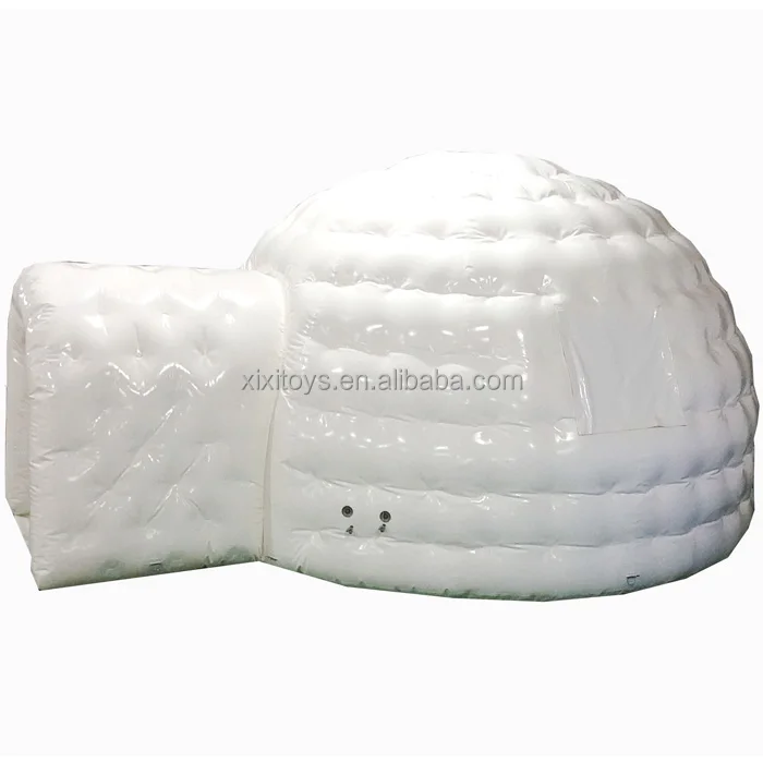 3.8m Dia Airtight Outdoor Inflatable Snow Igloo Tent / Air Sealed ...