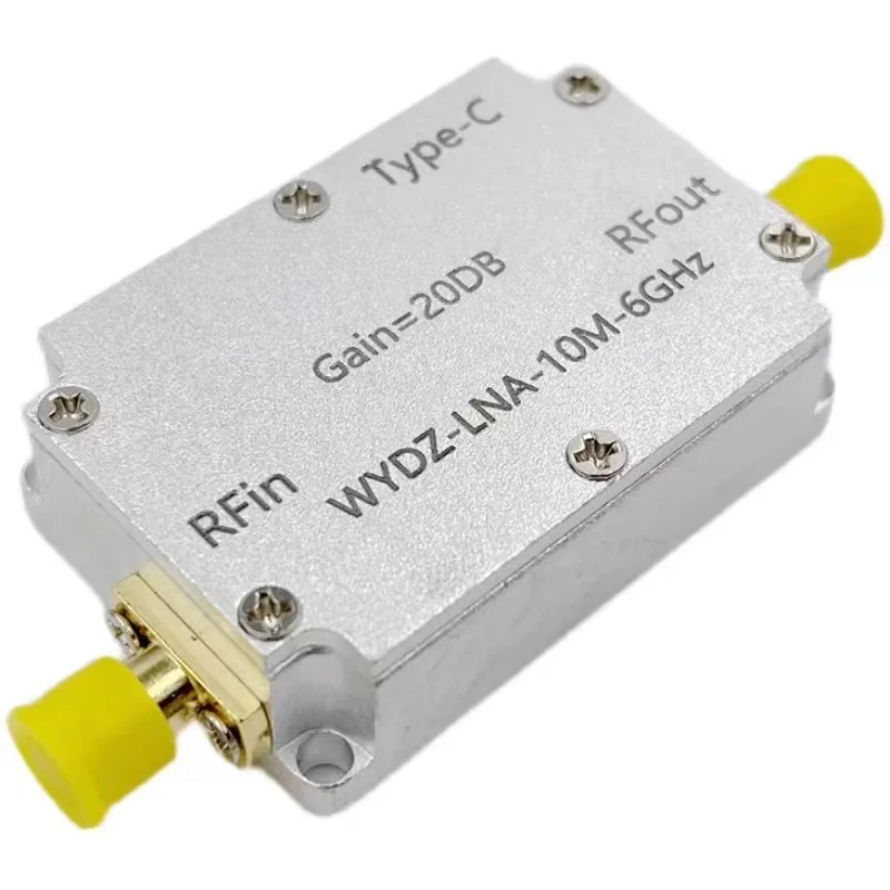 Low Noise Amplifier 10M-6GHz Gain 20DB High Flatness LNA RF Signal ...