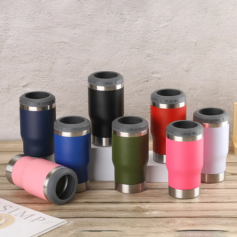 Stainless Steel Can Cooler - Keep Drinks Cold & Stylish