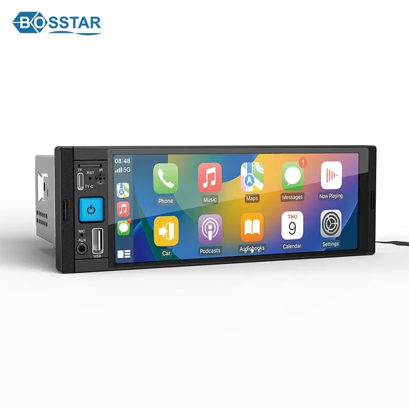 1Din Car MP5 Player Radio 6.8 Inch LCD Capacitive Screen Car Radio MP3 ...