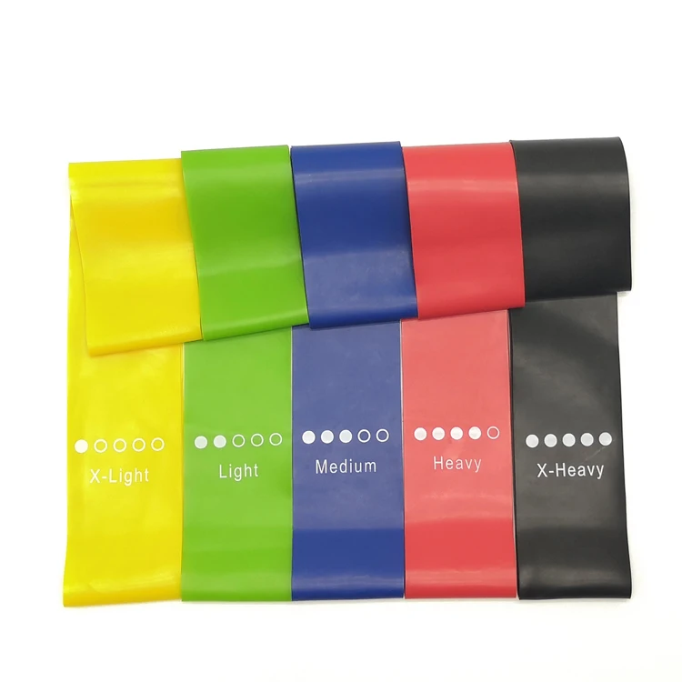 Rubber/Natural Rubber Latex Elastic Exercise Mini Resistance Loop Bands ...