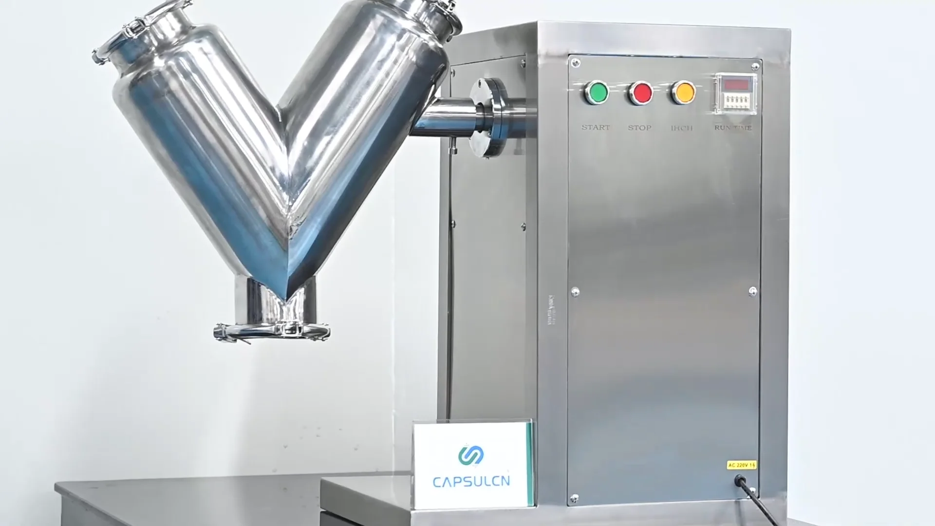 V-20 Laboratory Small Powder Mixer Food Grade V Cone Small Manual Food ...