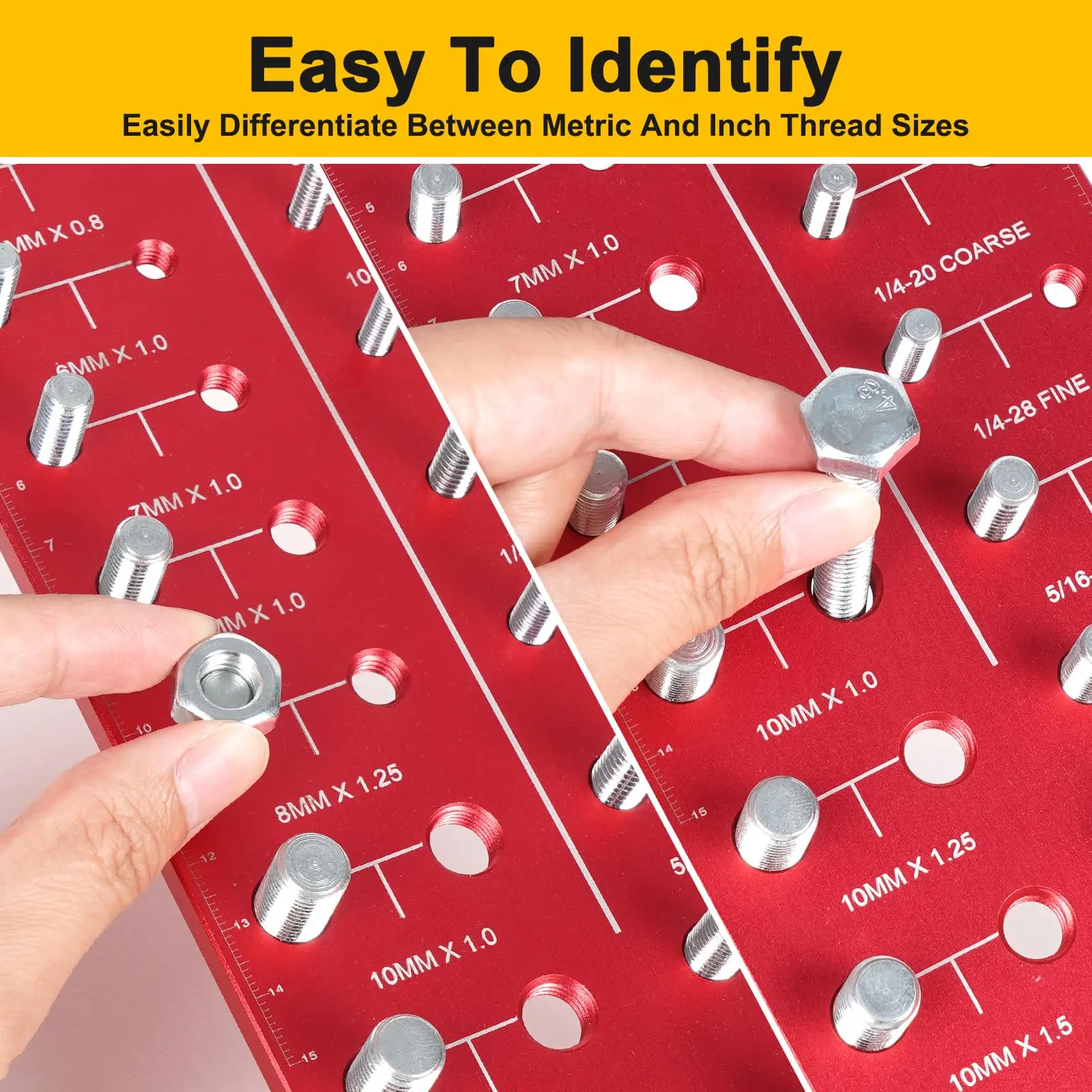 Measuring Bolts and Nuts Precision Inspection Gauge Nuts Bolt Thread ...