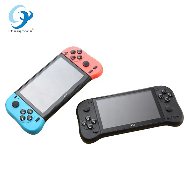 Newest Version X50 Game Player 5.1 Inch Portable Retro Video Handheld ...