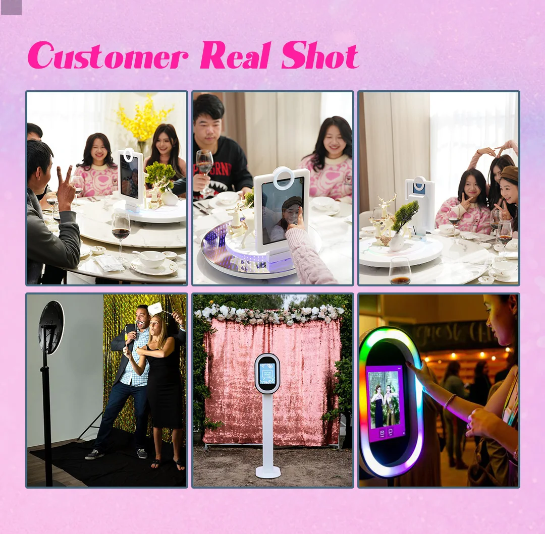Party Supplies Ipad Photo Booth Table Shell Selfie Camera Video Sharing