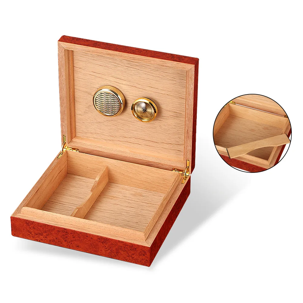 Small Cigar Humidors Primer Laser Lacquer Storage Wooden High Quality ...