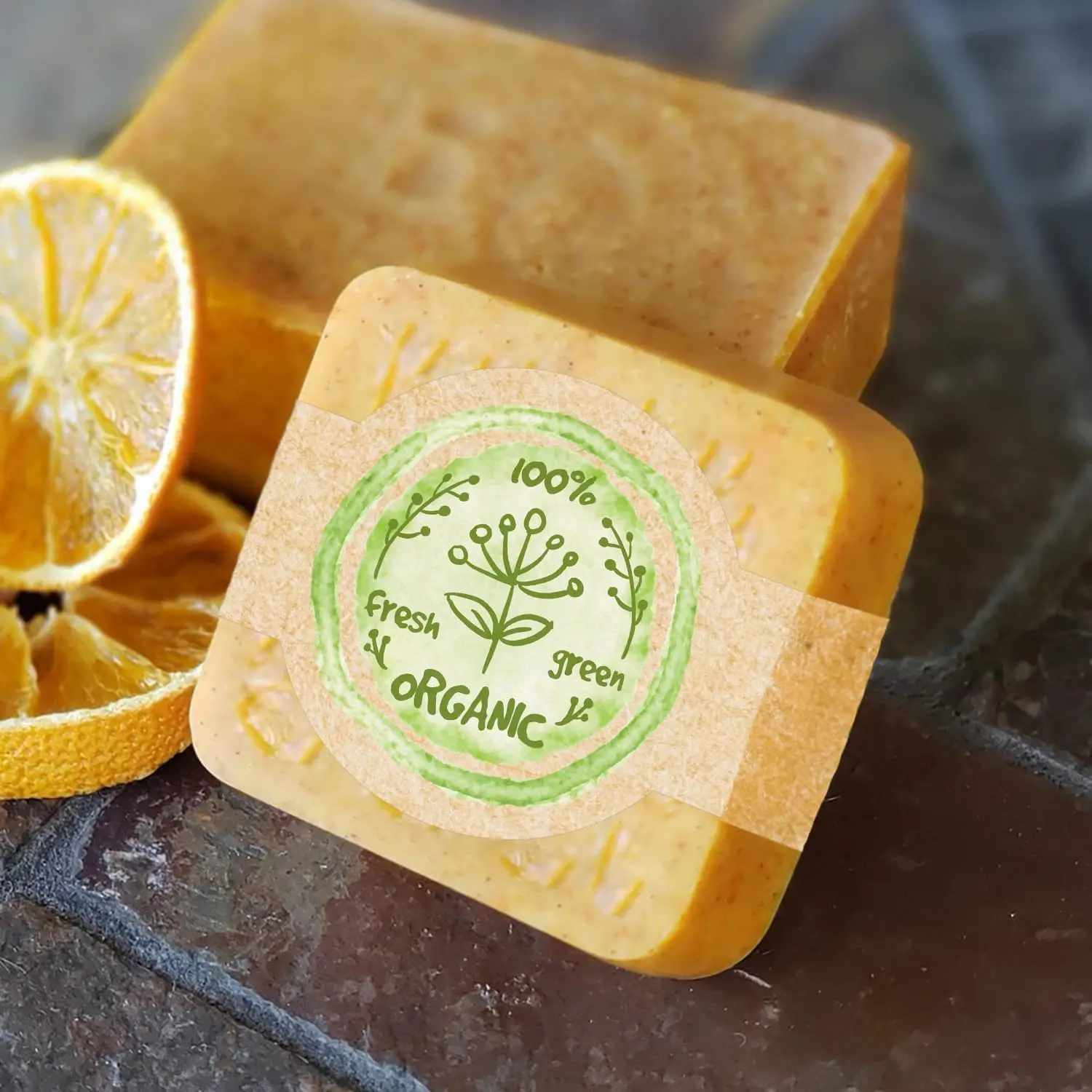 Printable Natural Kraft Brown Wrap Label Soap Label Packaging Brown ...