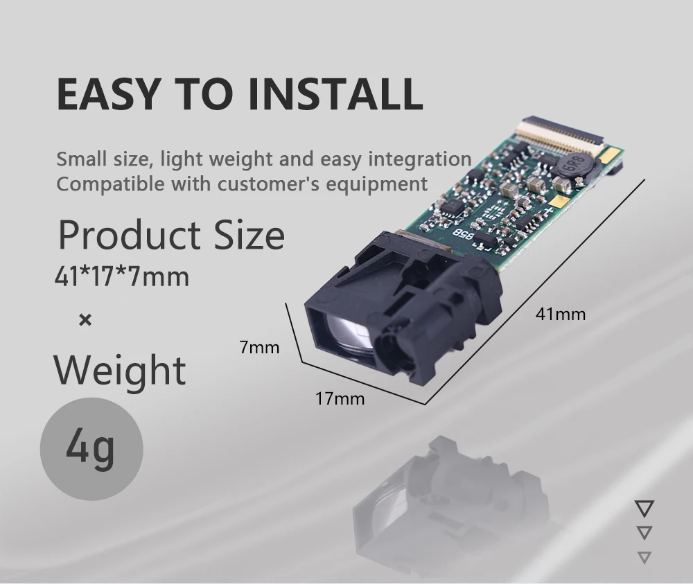 10m U81 Laser Range Sensor Module for Precise Distance Measurement