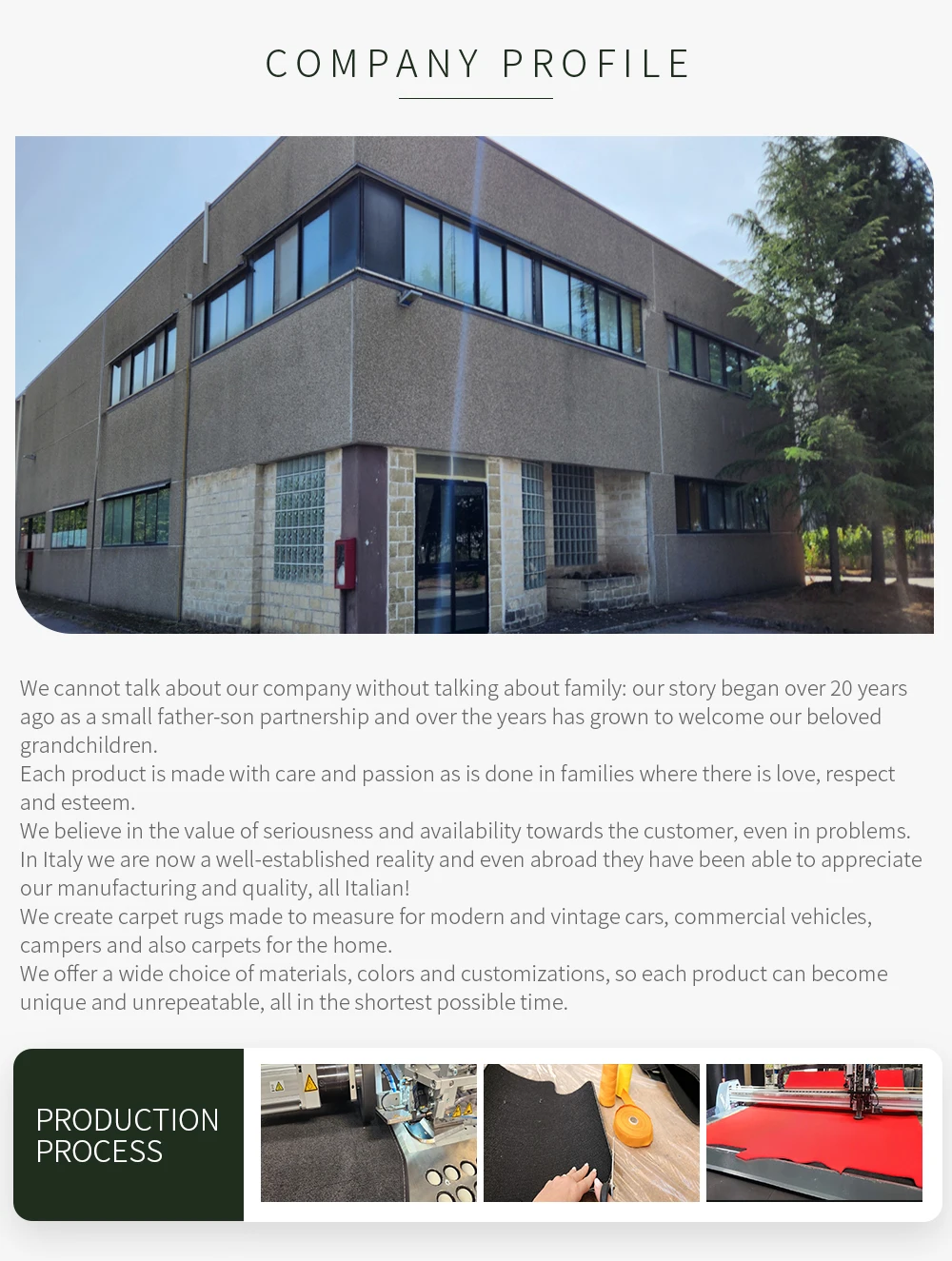 Made In Italy Recycled And Recyclable Black Polypropylene Car Rug Car ...