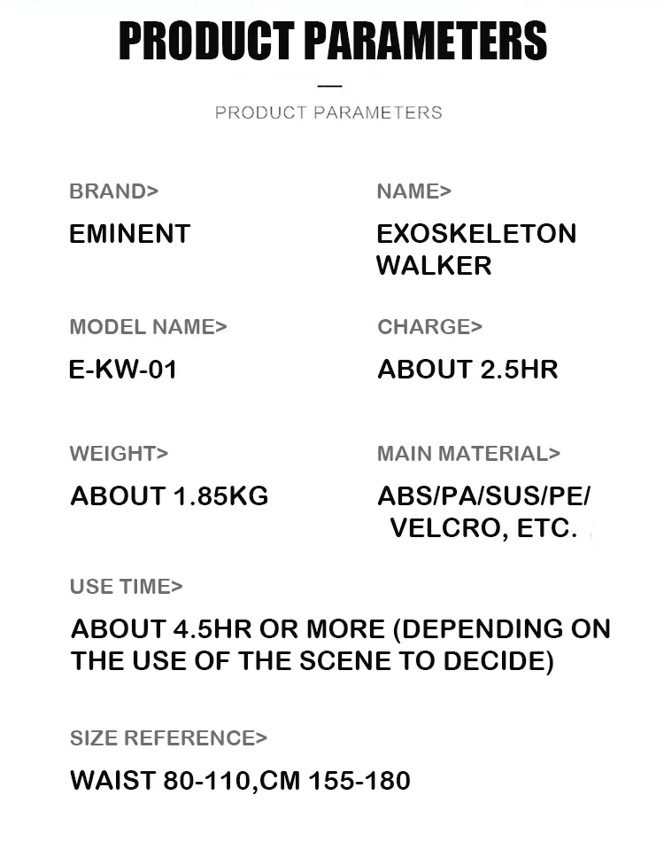 Auxiliary Legs Wearable Powered Exoskeleton Robot For Human Aid