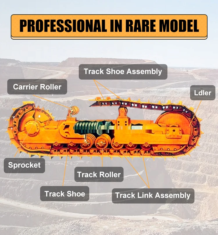 Bulldozer D20 Bottom Roller Track Roller For Komatsu Undercarriage ...
