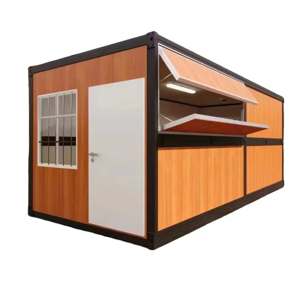 20ft Small Modular Prefabricated Retail Container Store Container ...