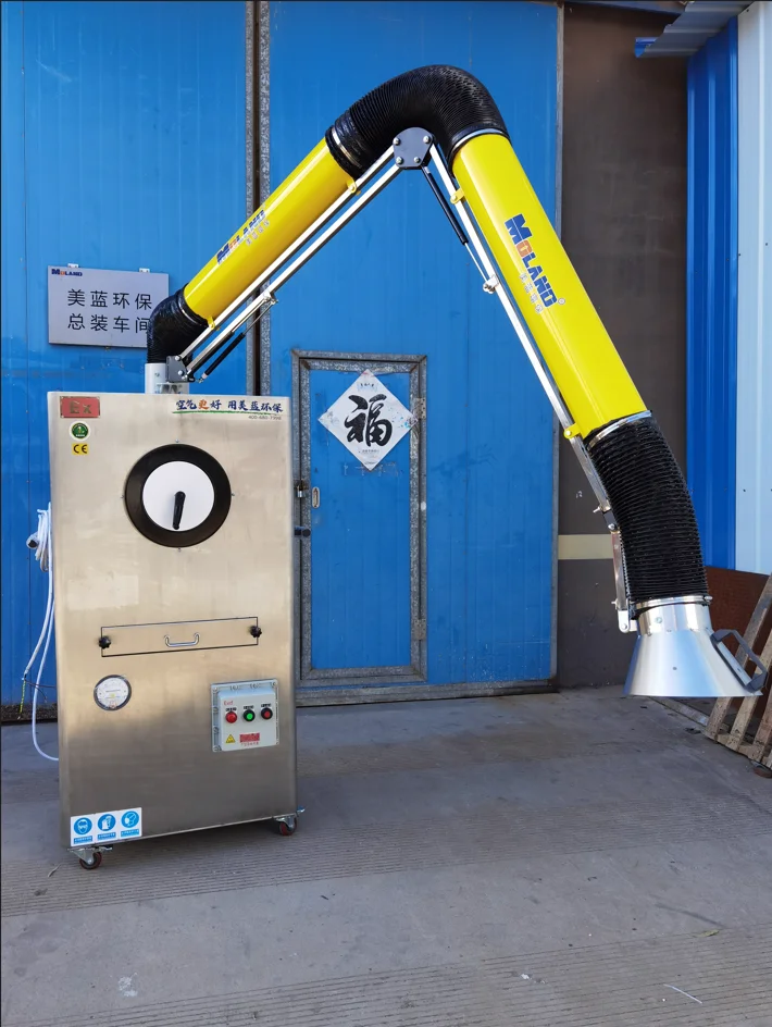 Mobile Industrial Dust Collector Welding Smoke Sucking Machine/portable ...