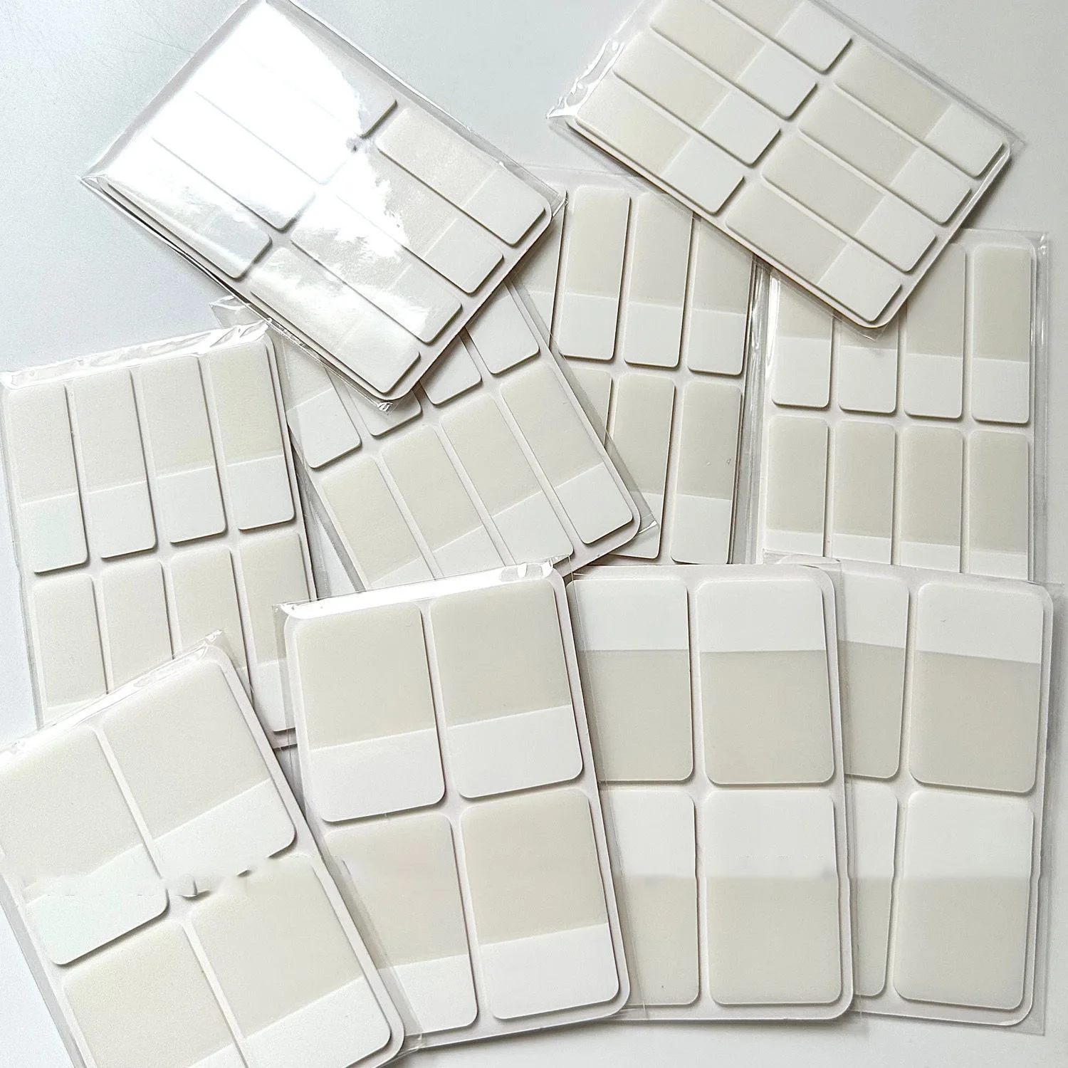 Simple White Index Tab Sticker Notepad Page Marker Sticky Notes Post ...