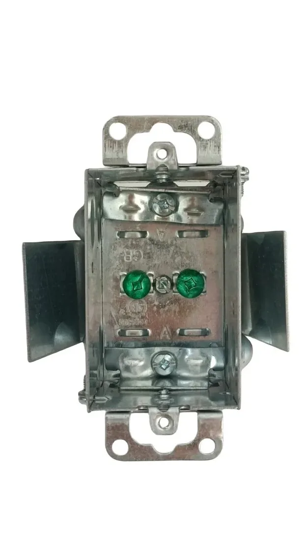 Galvanized Steel 3"x2" Old Work Rework Device Box With Bracket And ...