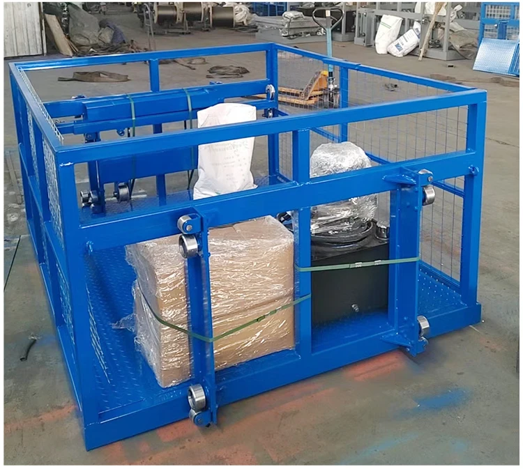 Small Telescoping Hydraulic Lifting Table Monorail Cargo Lift ...