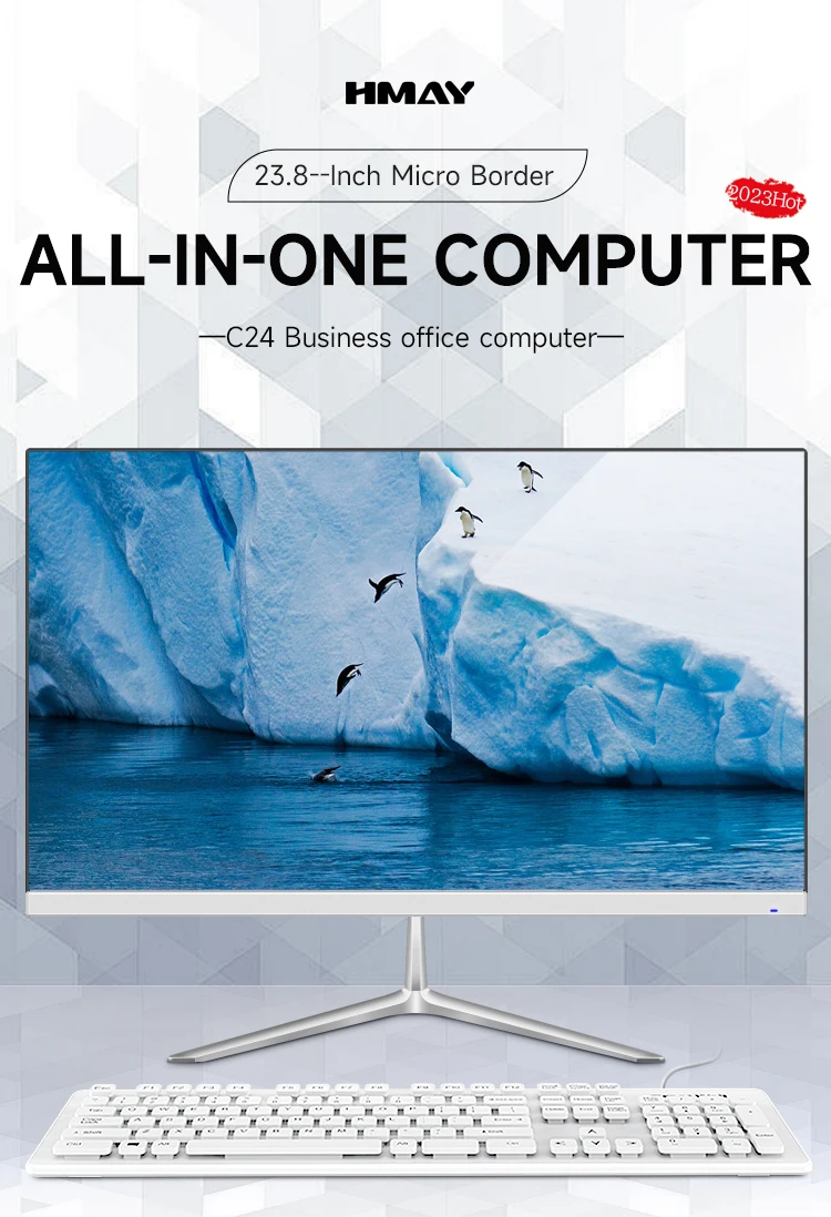 Monoblock I9 Pc Desktop All In One 23.8 27 32 Inch Curved Screen I3 I5 ...