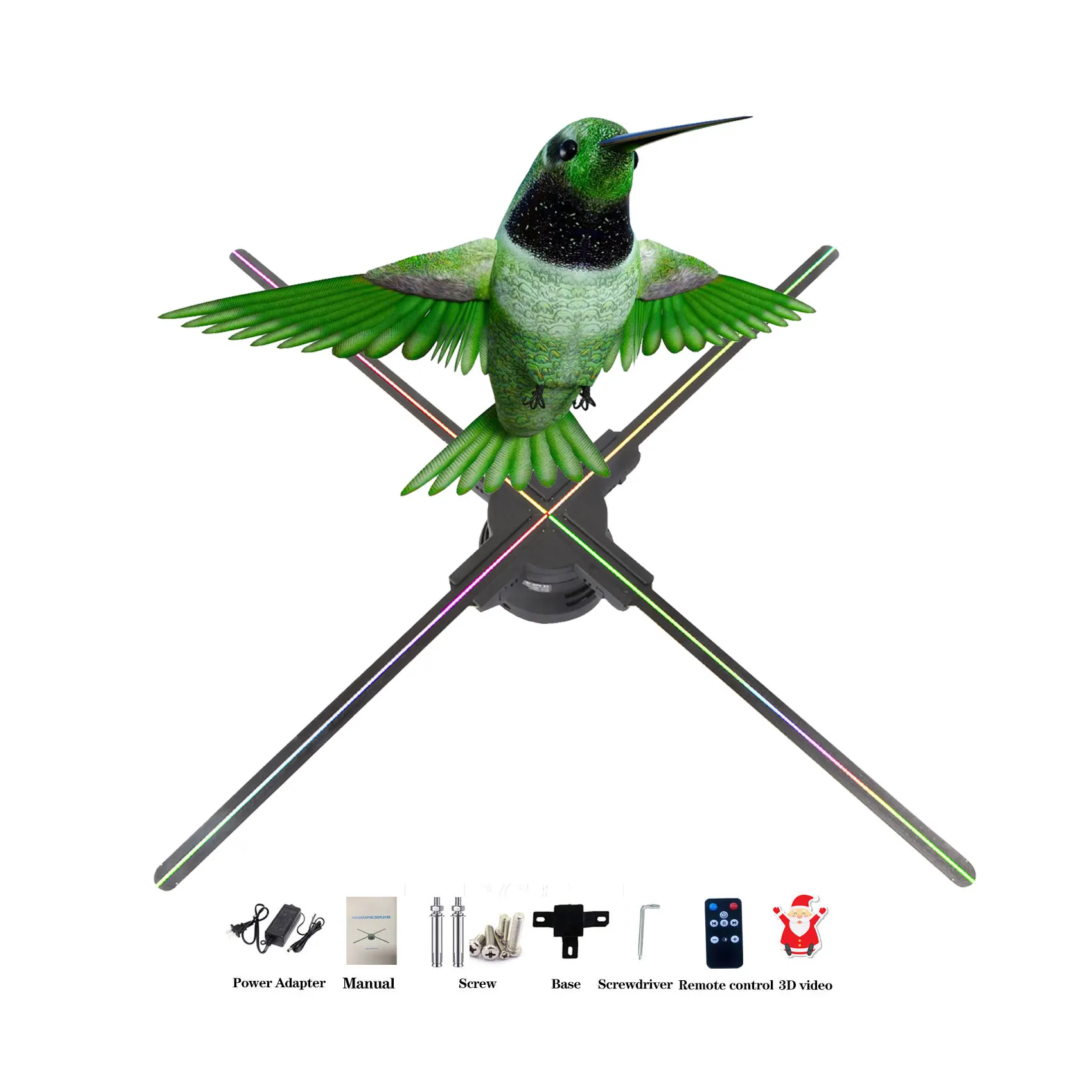 3d Hologram Fan,100cm 3d Fan Hologram Projector Advertising Display With 700 Video Library And ...