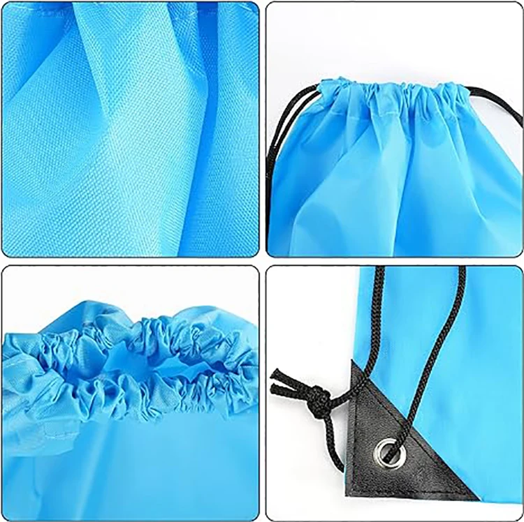 Wholesale Polyester Nylon Gift Shoe Bag Pull String Bags Bulk Hiking ...