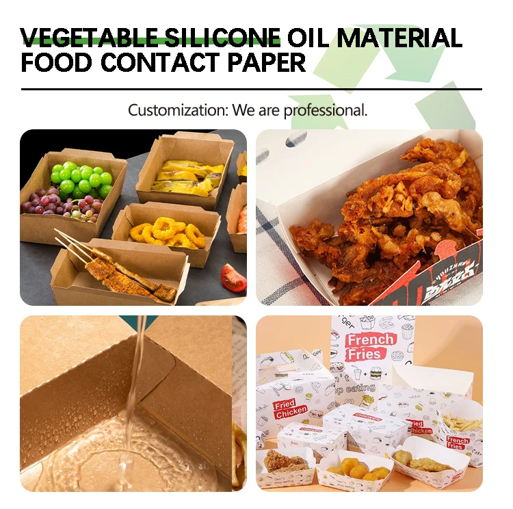 Wins Flying Customized Food Packaging Kraft Paper Food Grade Fast Food ...