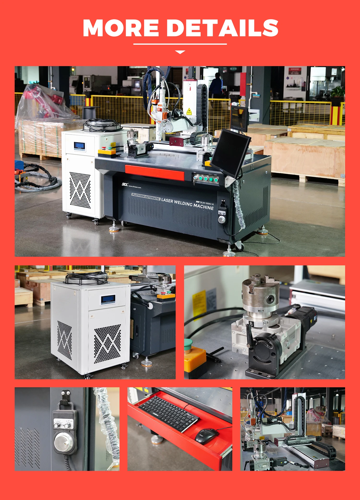 Platform 1000w 1500w 2000w Max Automatic Fiber Laser Welding Machine ...