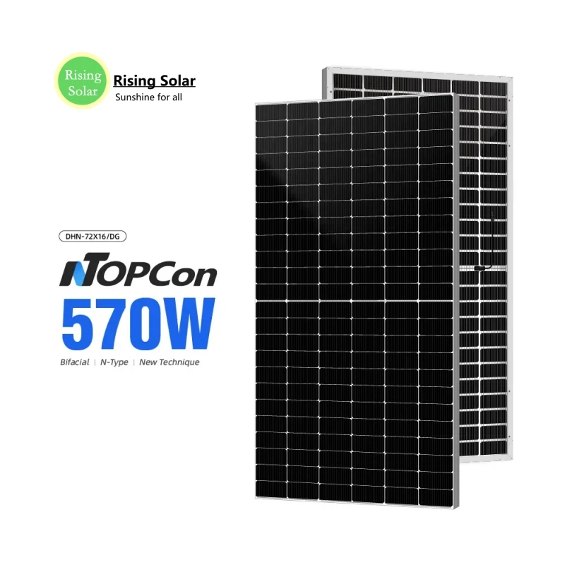 Rising Solar 570w DHN-72X16/DG Bifacial PV Module - 30Y Warranty