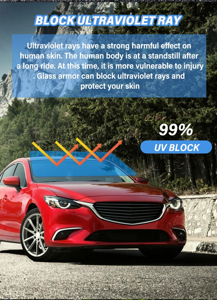 Car Windshield Armor - PET Safety Window Protection Film