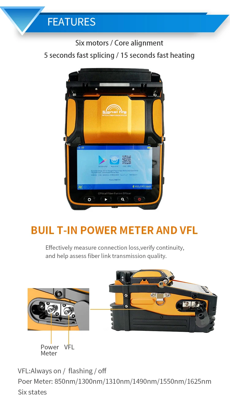 Ai-9 Fusion Welding Machine 15 Seconds Fast Heating 5 Inch Display 6 ...