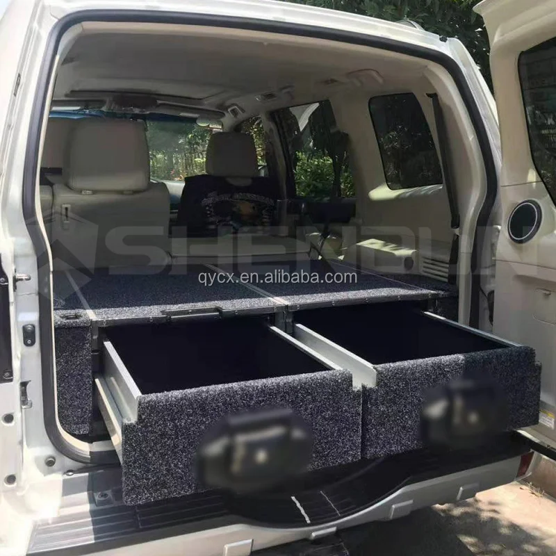 Car Rear Drawer Tool Box System Pickup Truck Storage Drawer Suv Long ...