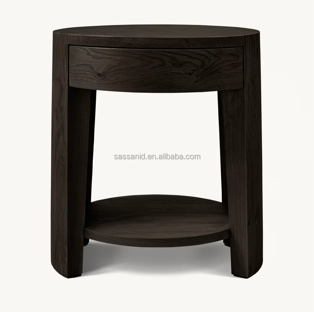 Sassanid Oem African Tribal Design American White Oak Luxury Bedroom Set Wyeth Oak Round Bedside ...