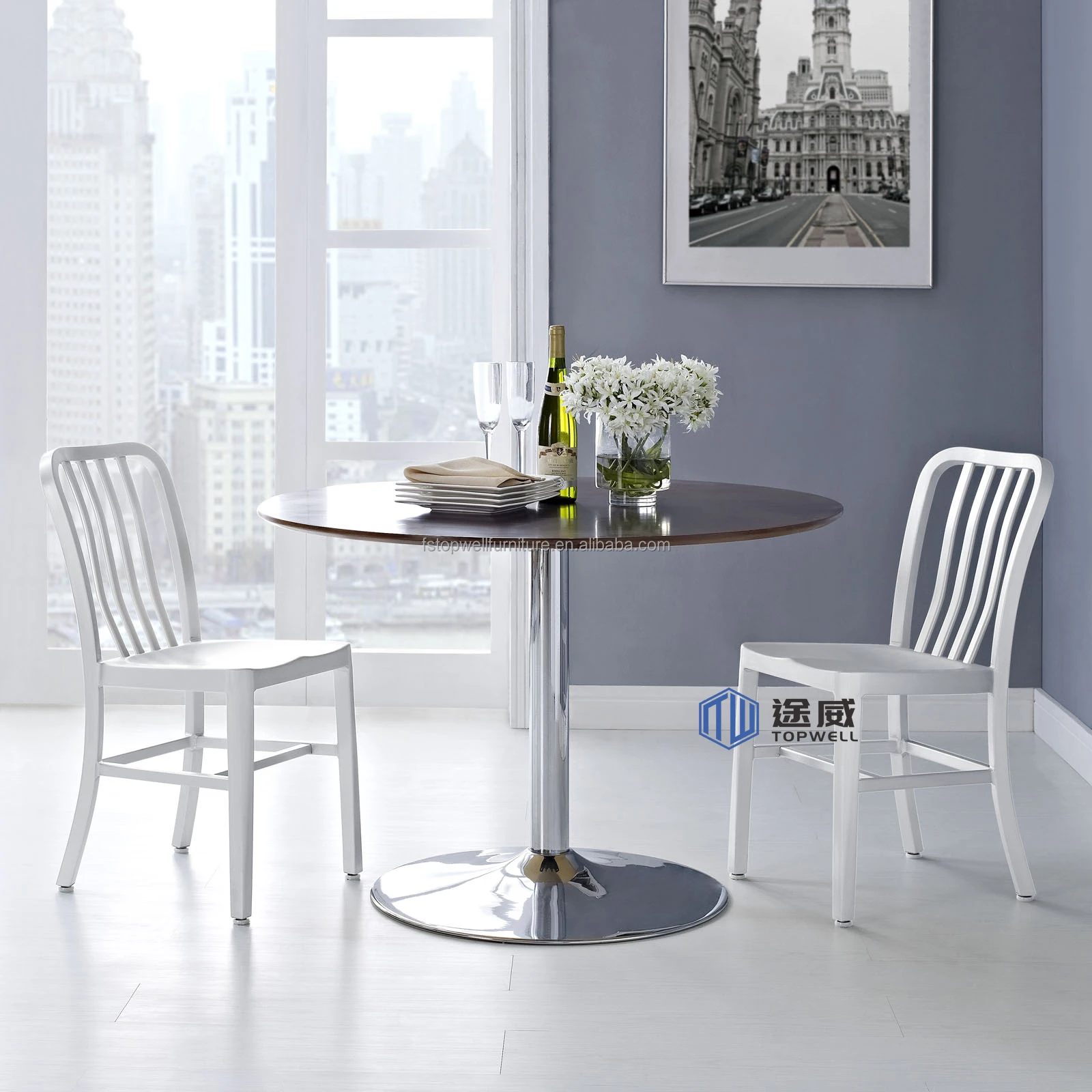 Modern Aluminum Chairs & Tables for Restaurants & Hotels
