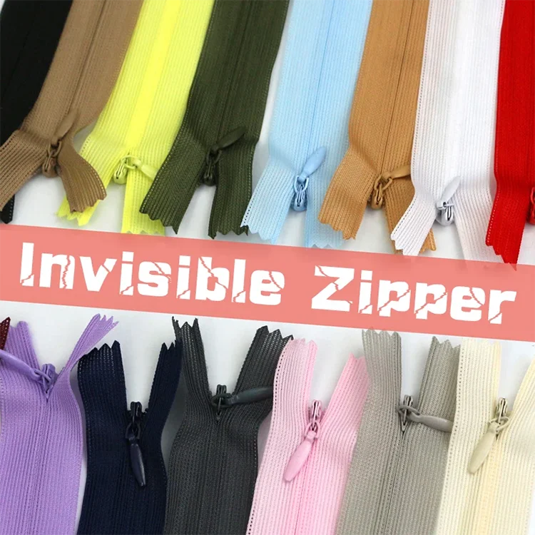 SAS Factory Close-end Invisible Zippers Long Zipper #3 Clothing Design ...