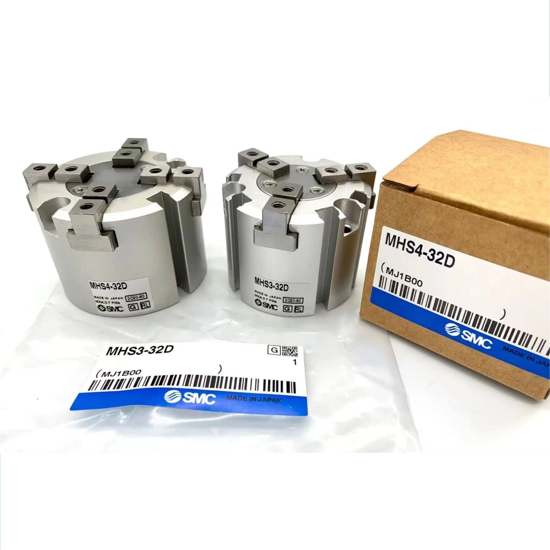 Smc Three-jaw Chuck Air Gripper Mhs3-16d/20d/25d/32d/40/50d-63/80 ...