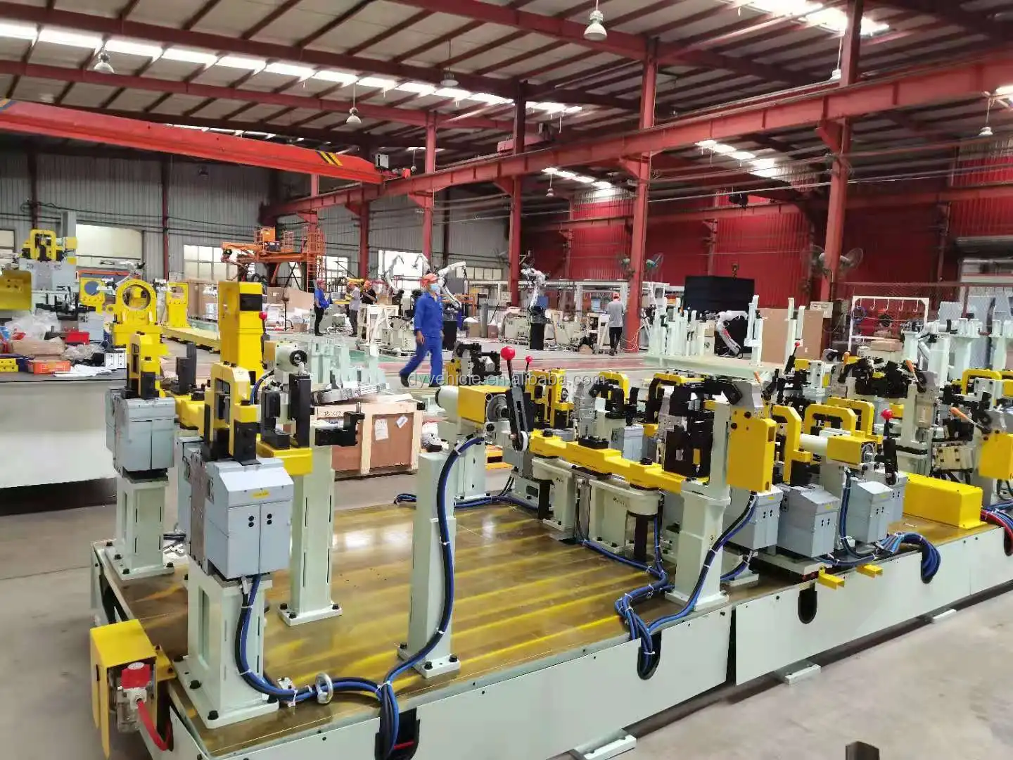 Automobile Body Frame Robotic Welding Jigs System Design