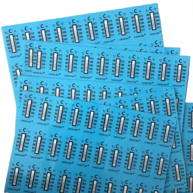 Temperature Strip Irreversible Color Changing Sticker High Thermometer ...