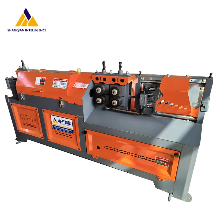 Auto Hydraulic Metal Straightening Machinery 12mm Large Rebar Steel Bar ...
