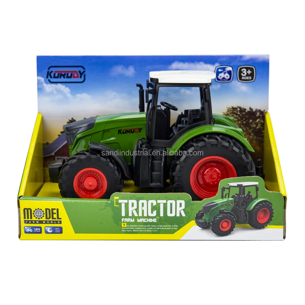9931a Four Wheel Static Tractor Model Farm Machine Car For Kids - Buy ...