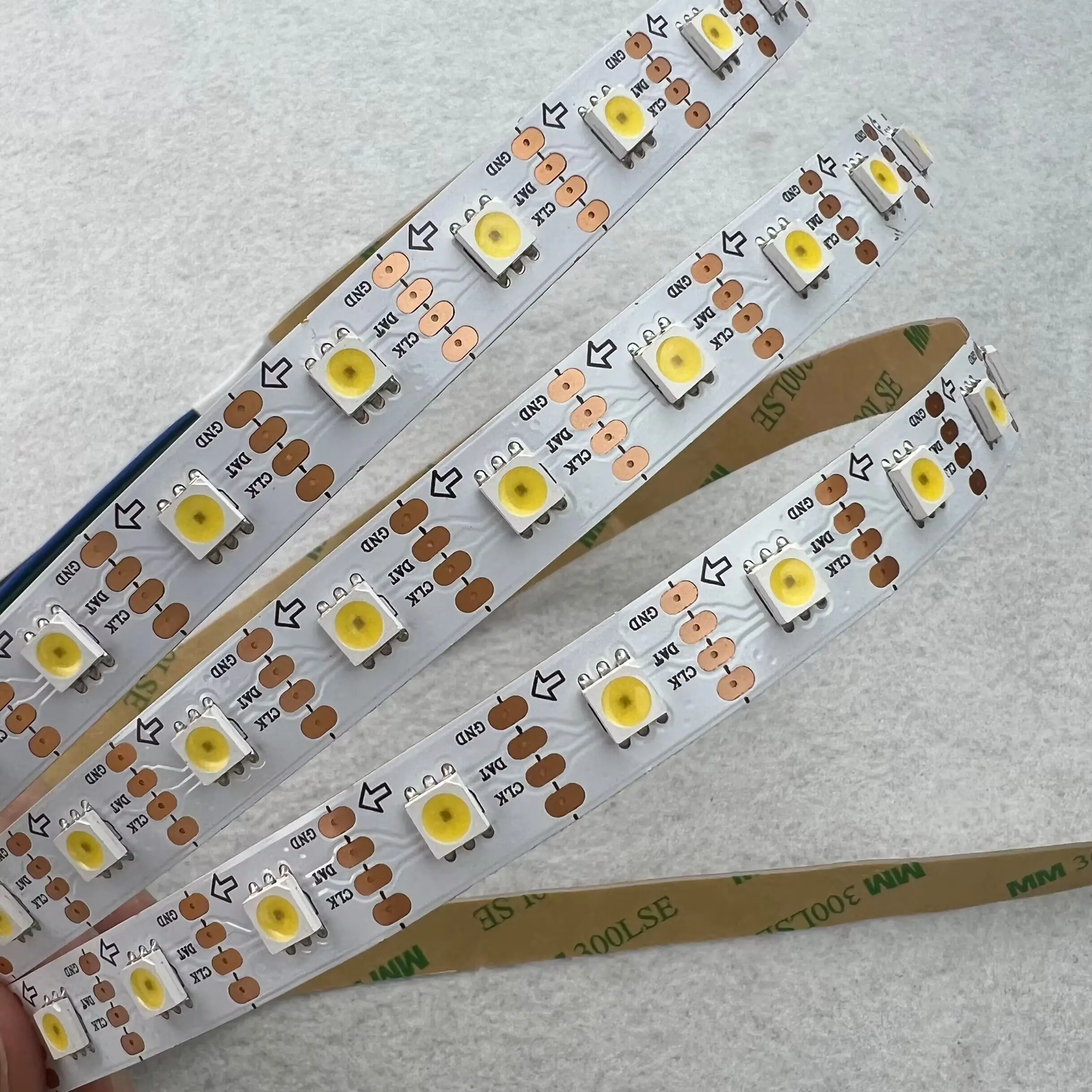 DC5V APA-102C/SK9822 WHITE Color(6500K) Addressable LED Pixel Strip ...