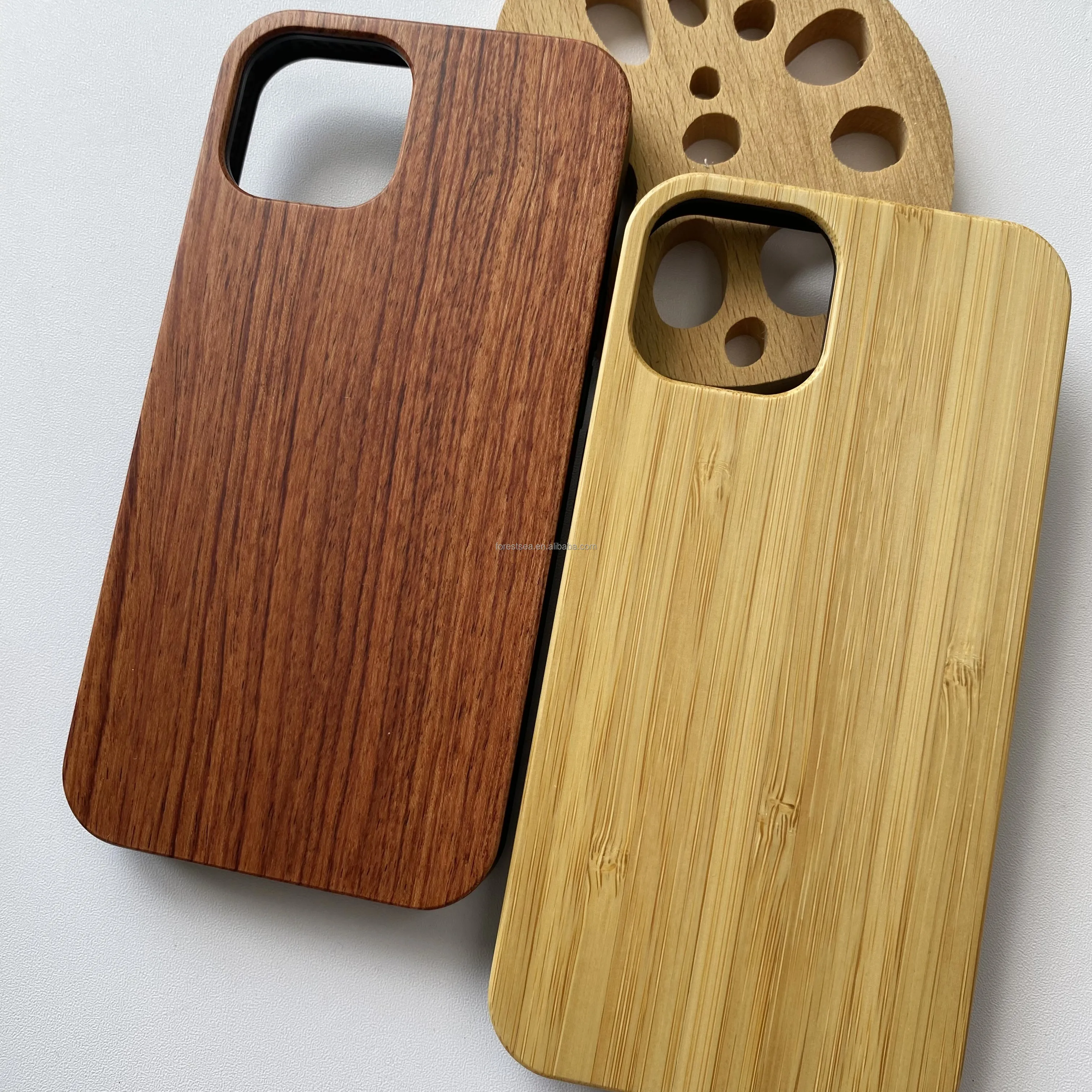 High Quality Natural Wood Case Laser Printing Unique Wooden Mobile ...