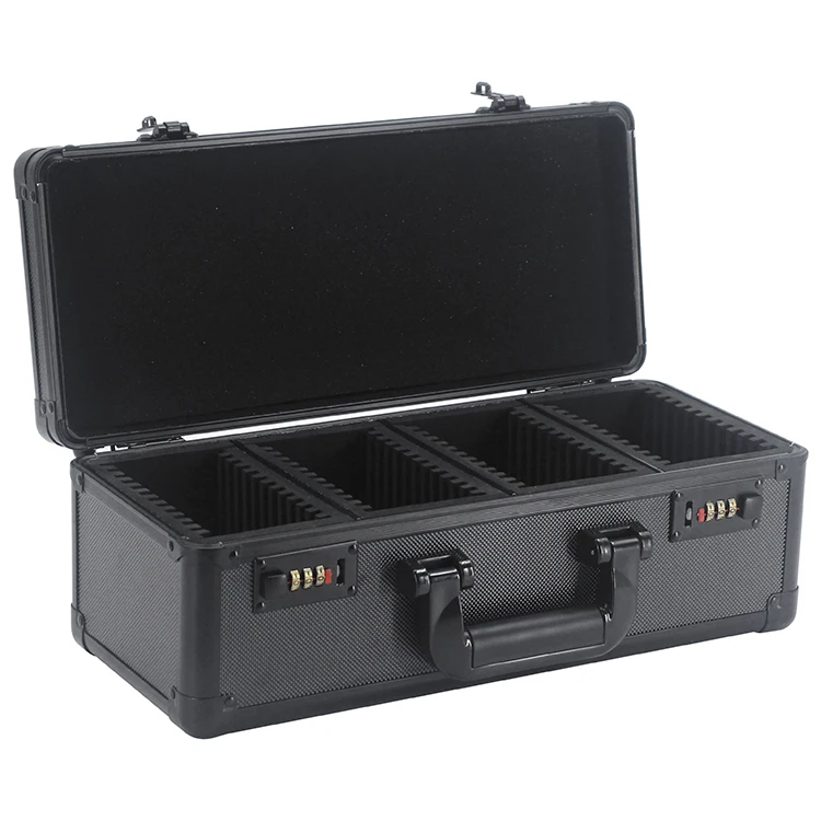 Secure and Durable Portable Aluminum Case with Lock