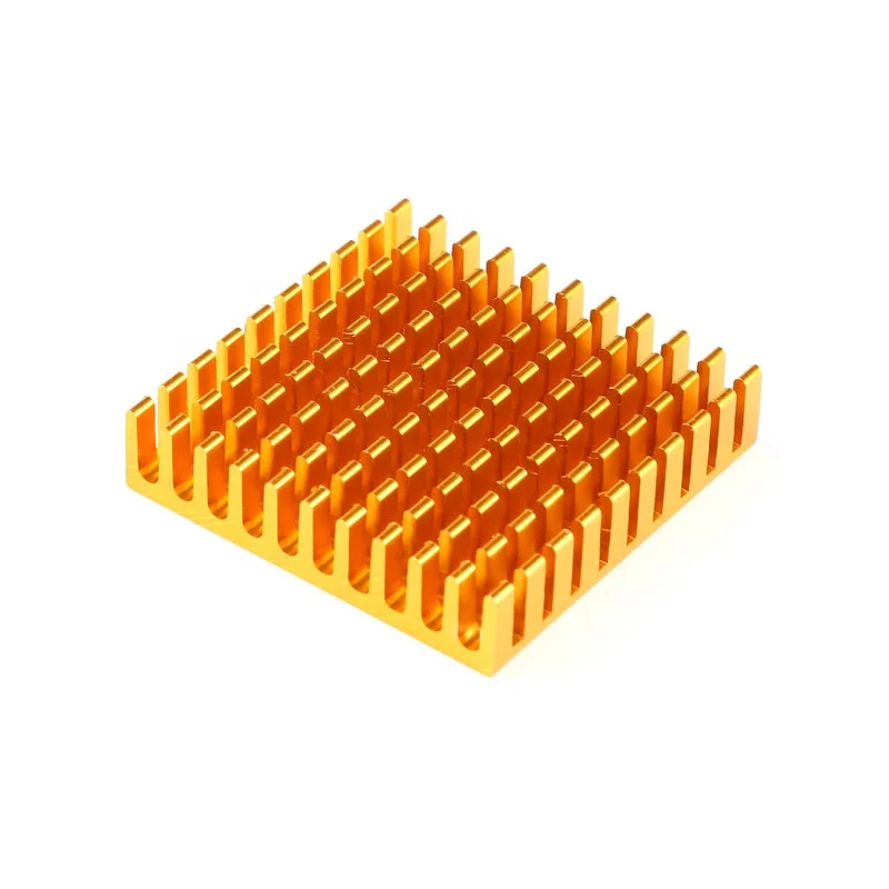 Heatsink 45*45*10MM Gold Groove High Performance Radiator Yellow Thick ...