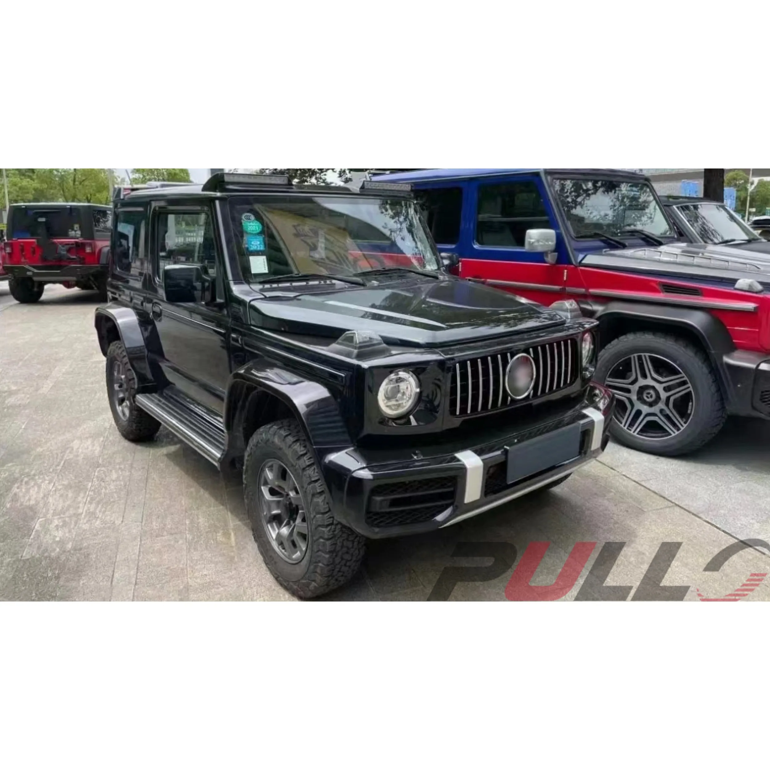 Car Bumper For Suzuki Jimny 19-22 To G63 Amg Front And Rear Bumper ...