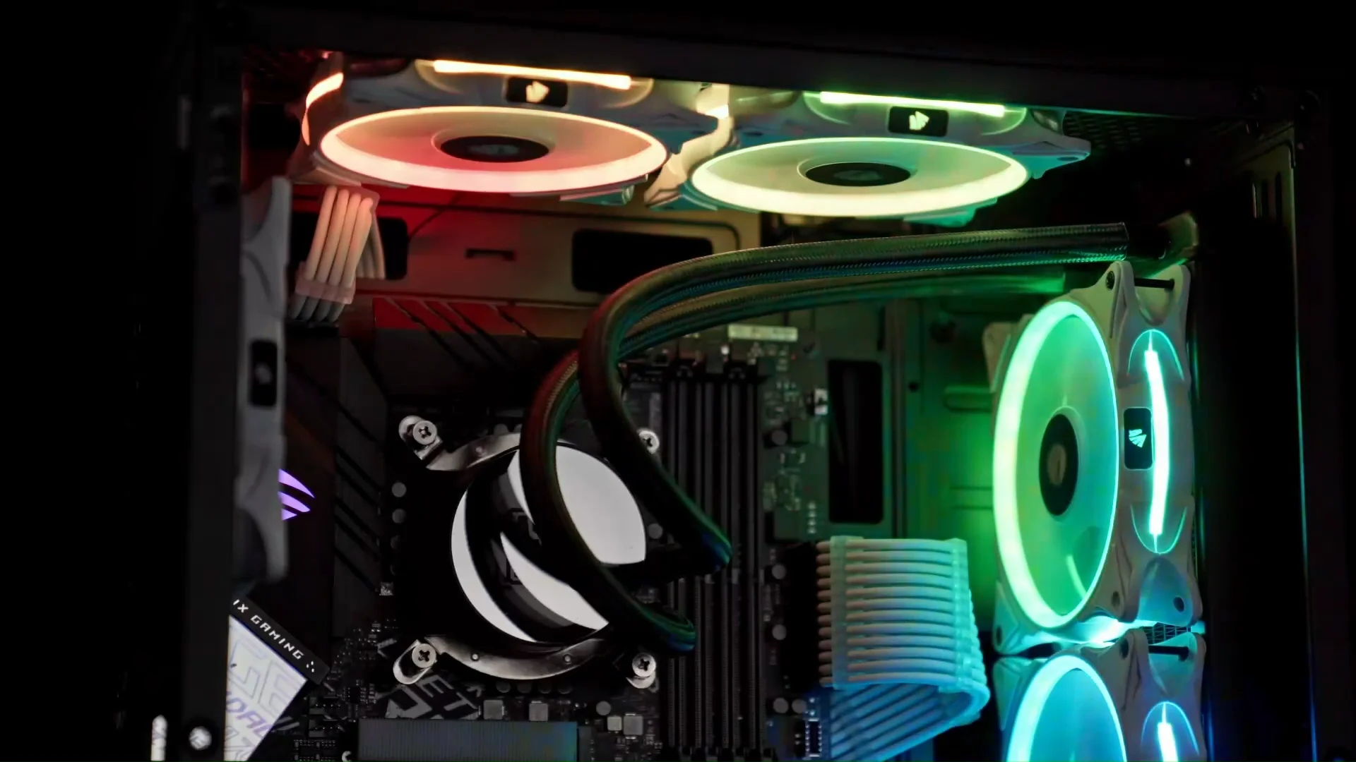 12025mm Argb Case Fan 3pcs Kit Addressable Rgb Computer Cooling Fan Kit ...