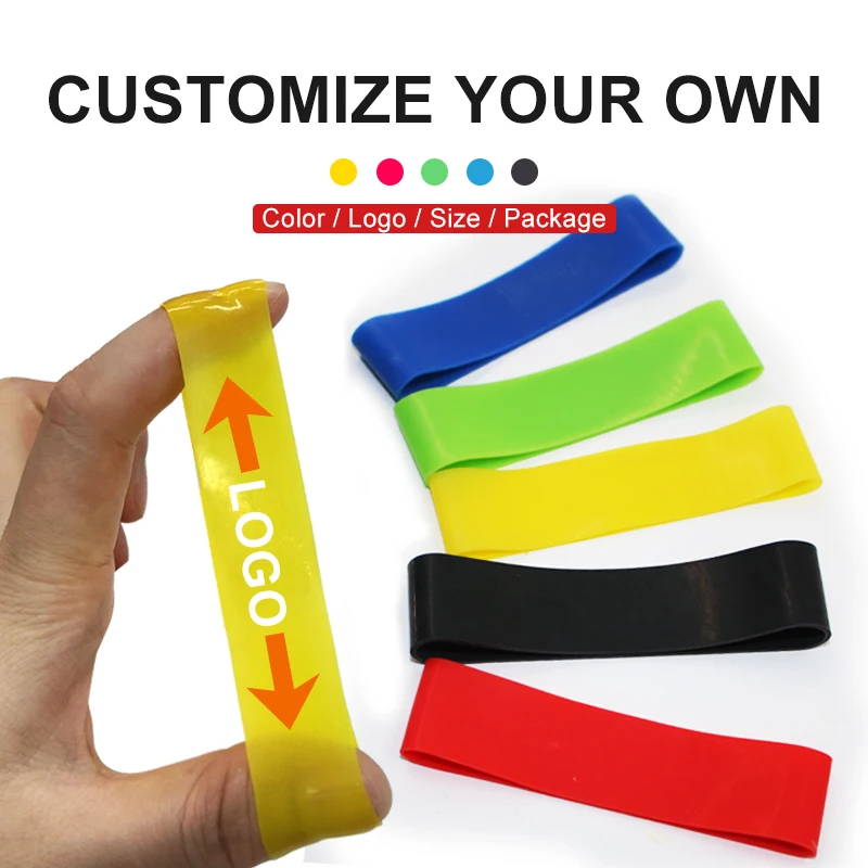 Fingers Resistance Band Workout Natural Latex Mini Resistance Hand Band ...