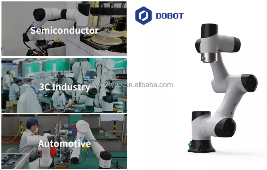 OkyRie Man-machine Collaboration Cobot Collaborative Robot CR5 CR5S With CNC Arm 6 Axis Robot ...