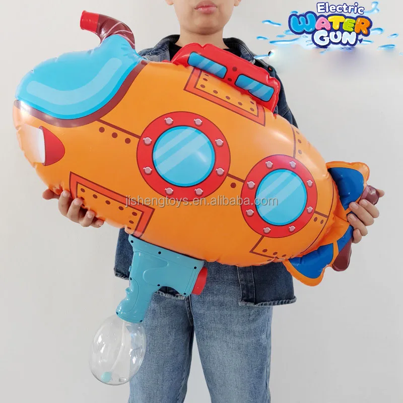 New Summer Fun Electric Automatic Water Gun Toy Submarine Airplane Kids ...