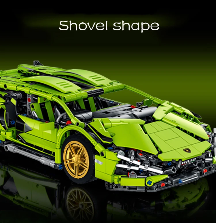 Super Racing Car Lam Borghinis Sian Building Blocks Assembly Compatible ...