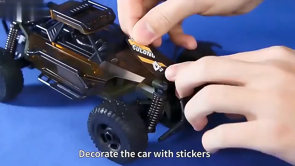 Qilong Radio Control Assembly Car Toys Diy Puzzle Assemble 1/16 2.4g ...