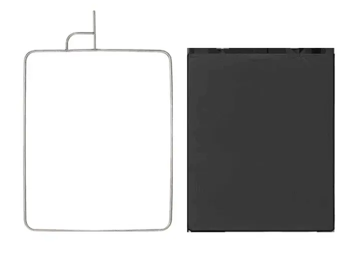 Metal Flag Diffuser Panel Frame & Reflector Cloth - 76x61 cm for ...