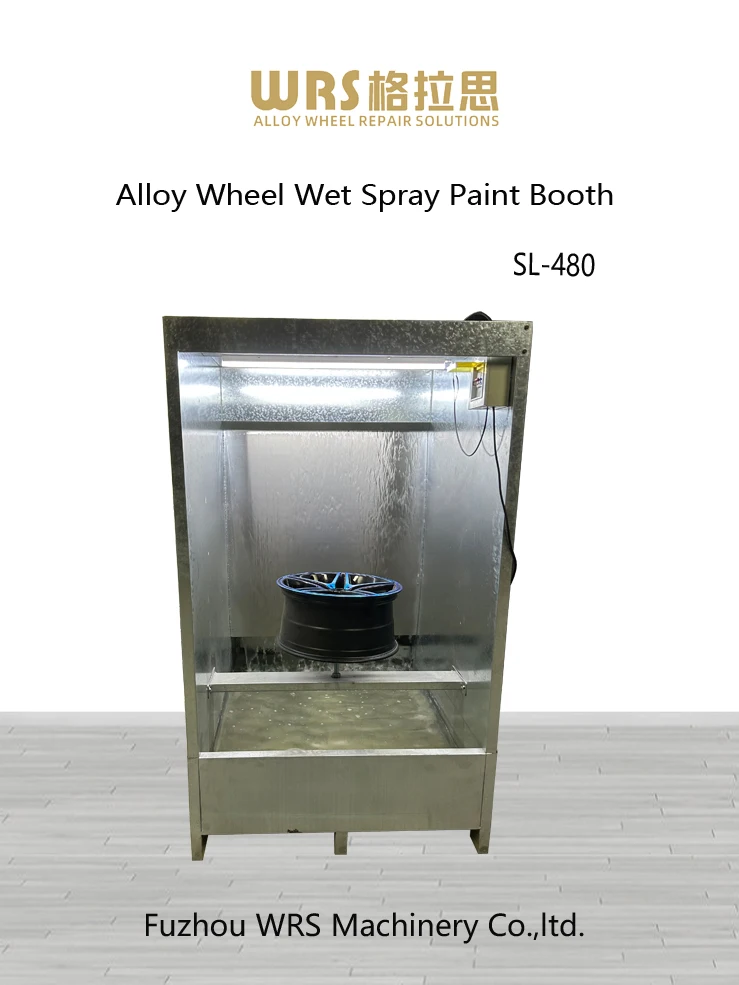 Alloy Wheel Rim Powder Coating Paint Spray Water Booth - Buy Rim Water ...